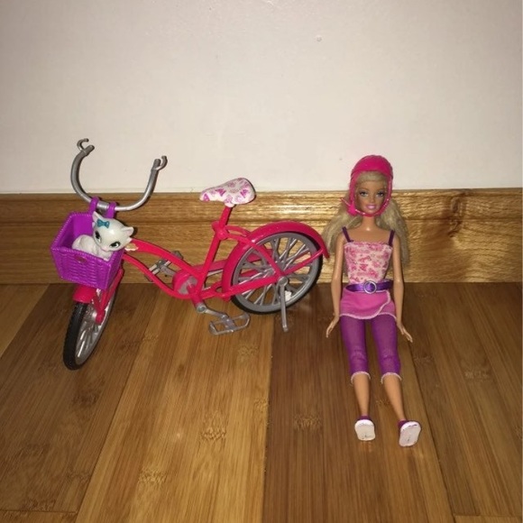 Barbie | Toys | Barbie Kelly With Bicycle Cat | Poshmark
